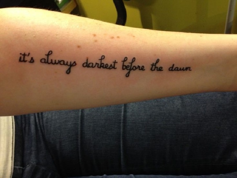 Anxiety Tattoo Quotes